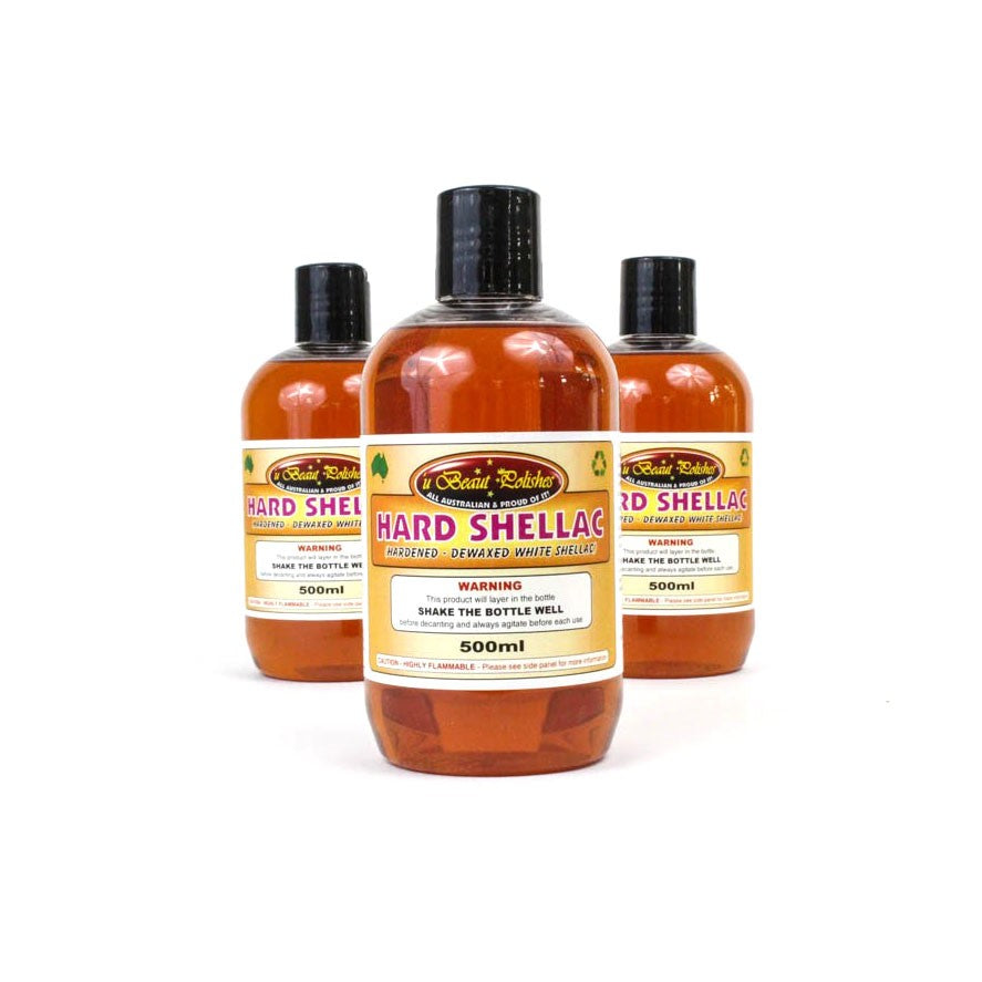 Hard Shellac (Dewaxed White) - 500ml - U-Beaut — HowTo