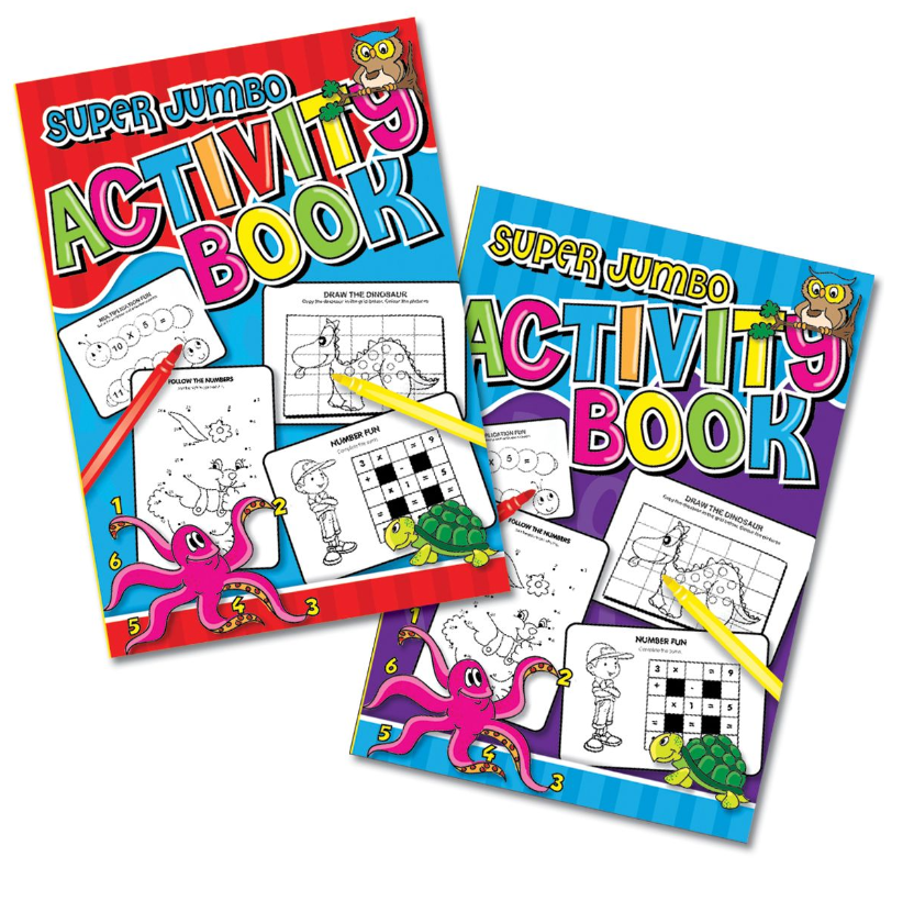 Super Jumbo Activity Book — HowTo